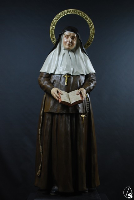 Así es la nueva imagen de Santa Ángela, obra de Darío Fernández, para ...