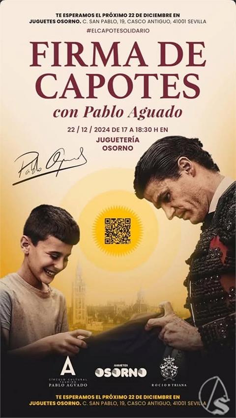 Rocío de Triana. Hoy, Pablo Aguado firmará capotes infantiles para la ...