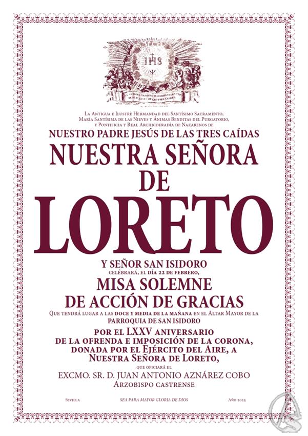 Misa Solemne de Acción de Gracias por el LXXV aniversario de la ...