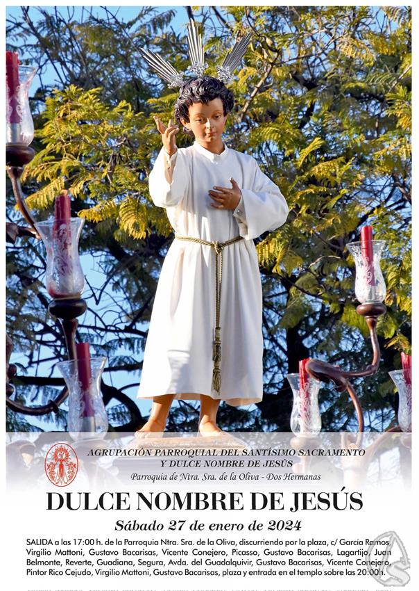 Provincia. Próxima Salida procesional de la Imagen del Dulce Nombre de Jesús en Dos Hermanas