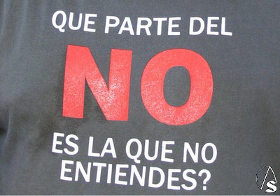 Curioso, no. ¿Qué parte del NO es la que no entiendes?